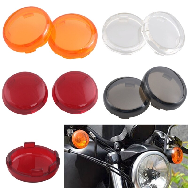Colorful Headlight Protector Motorcycles Indicator Lens Light Caps ...