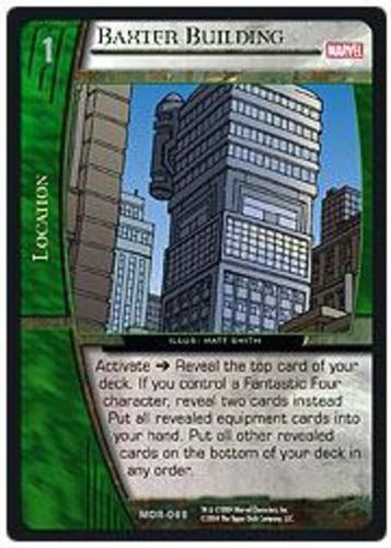 VS System: Baxter Building - Foil [Played] Marvel Origins TCG CCG ...