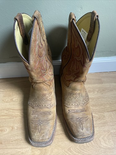 Double-H Work Boots Size 8.5 D DH3560 JASE 11” Square Toe Made In USA ...