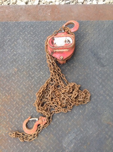 Coffing LHH Hand Chain Fall Hoist, Capacity: 1 Ton, 10' Lift, 2000 Lb ...