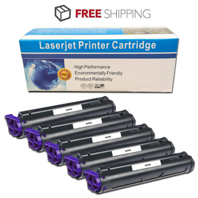 5 PK B4400 Toner Cartridge 43502301 For Okidata OK B4400 B4500 B4550 ...