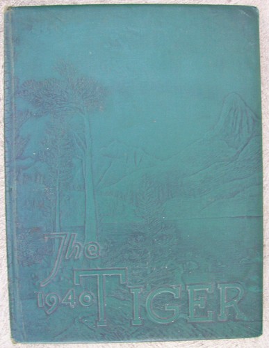 Vintage Yearbook 1940s Original Hardcover World War II Era Reedley ...