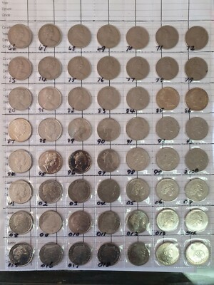 1966 - 2019 Full 10c Collection Australian Ten Cent Coins +Rare 1986,87 ...