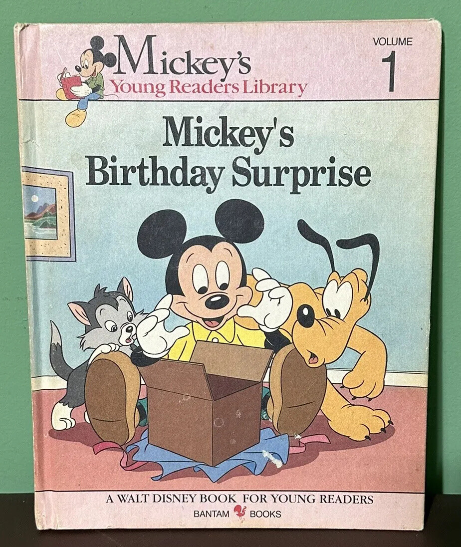 Disney Mickey's Young Readers Library Vol 1&2, First Year Book 1999 Lot ...