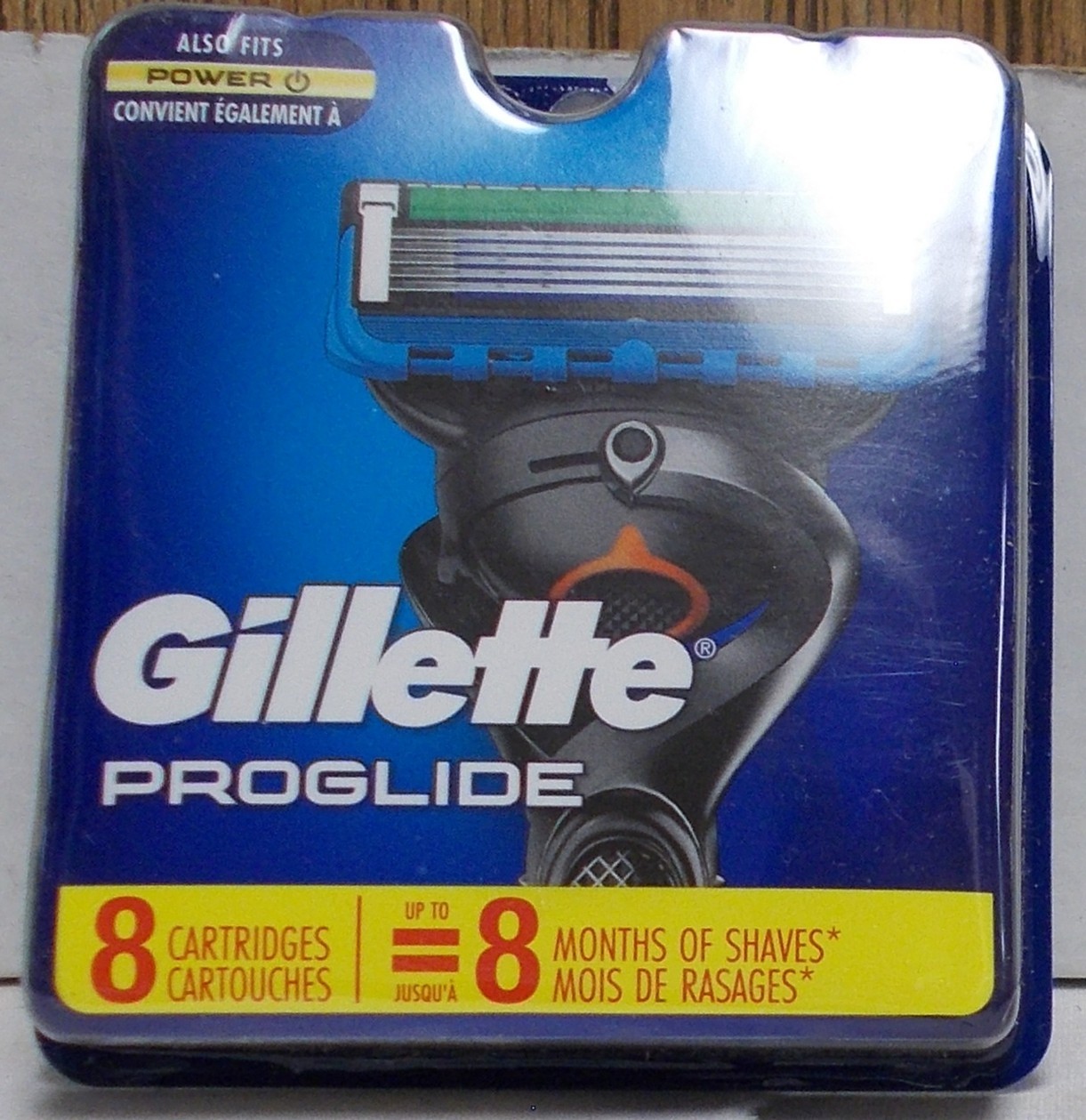 Gillette Fusion 5 Proglide Refill Cartridges 8 Count Old Style Package ...