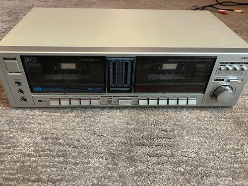 SERVICED WORKING Sears Dual Cassette Deck LXI 93284 player recorder ...