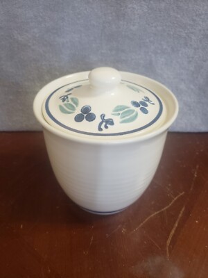 Pfaltzgraff Blueberry 2 Quart Medium Canister with Lid Vintage | eBay