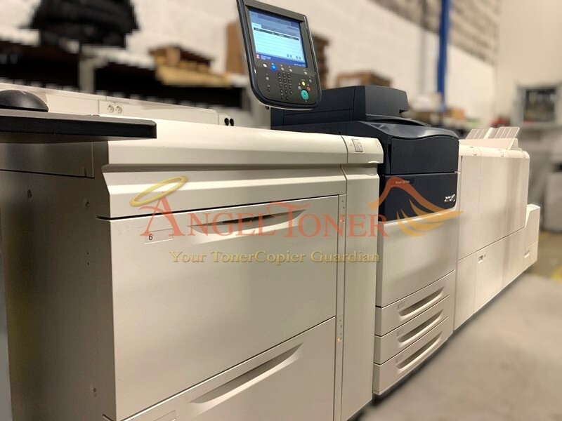 Xerox Versant 180 Press 2 Tray Feeder Booklet Finisher EX Fiery 80PPM ...