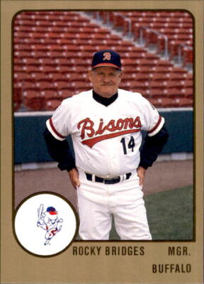 1988 Buffalo Bisons ProCards #1478 Rocky Bridges Refugio Texas TX ...