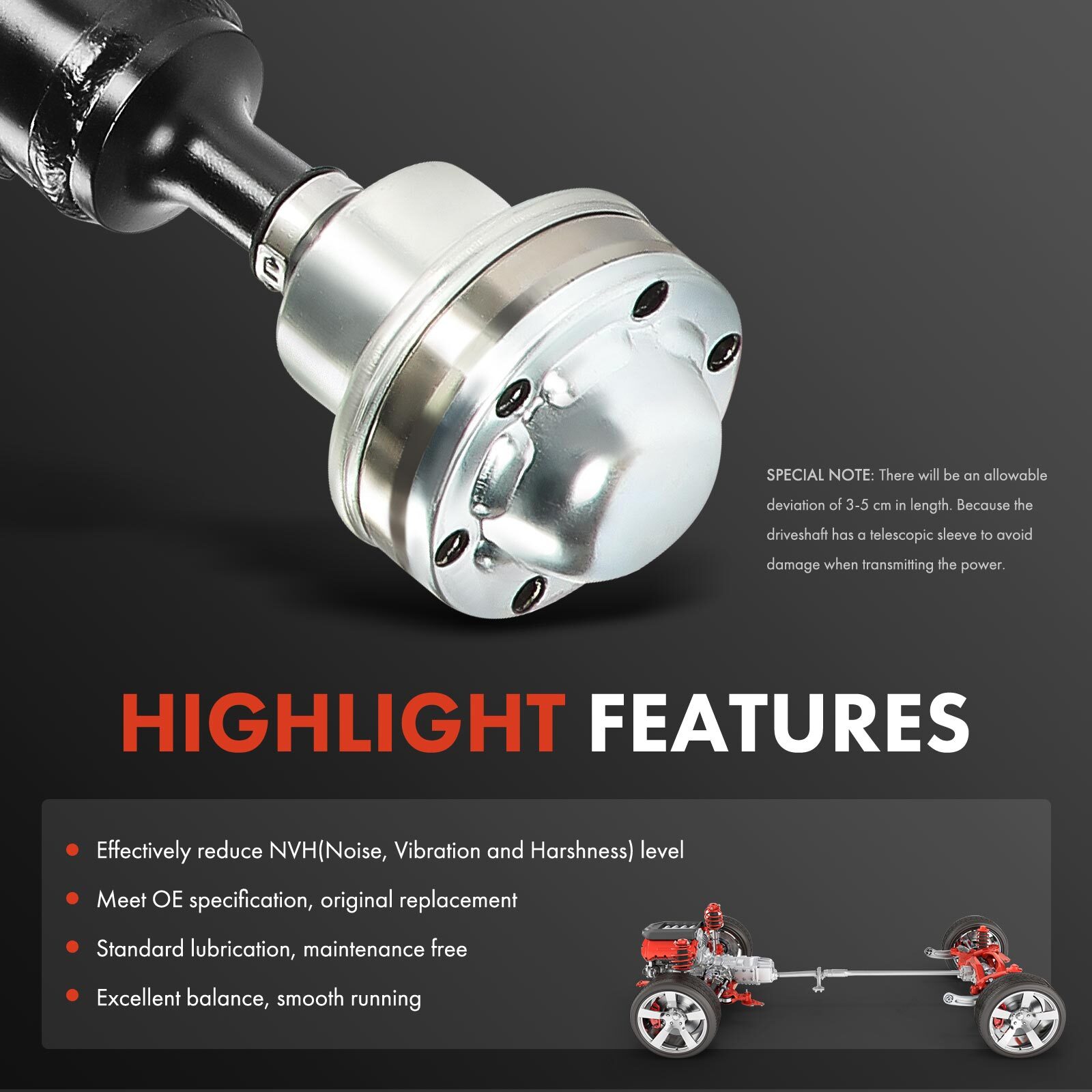 New Auto Trans Drive Shaft Assembly for Volvo XC90 2016-2017 L4 2.0L ...