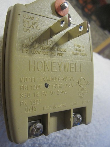 16.5 V AC Honeywell Ademco 1321 Plug-In Transformer,fine,security ...