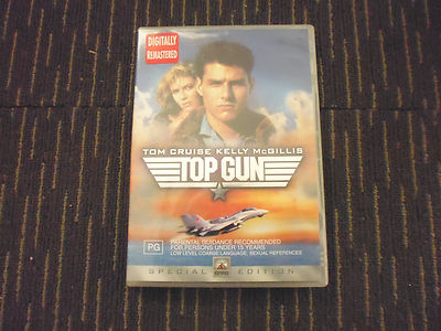 Top Gun (DVD, 2005, 2-Disc Set) - SPECIAL EDITION - TOM CRUISE, KELLY ...