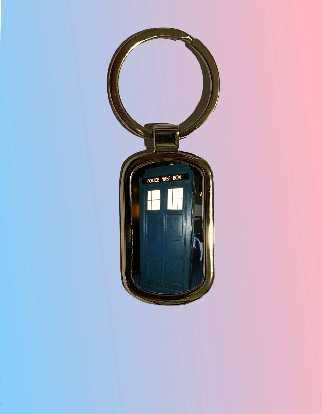 Tardis Time travel dr who police box KEY RING | eBay