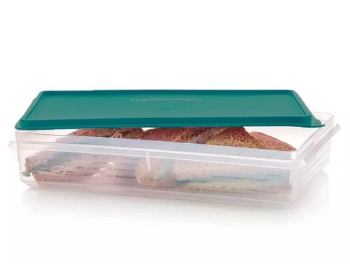 Tupperware Snack Stor Large Container Green Lid NEW | eBay