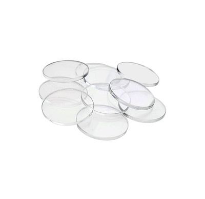 Lot of 25 Clear Disc Plastic approximately 1.5 " diameter Art Craft ...