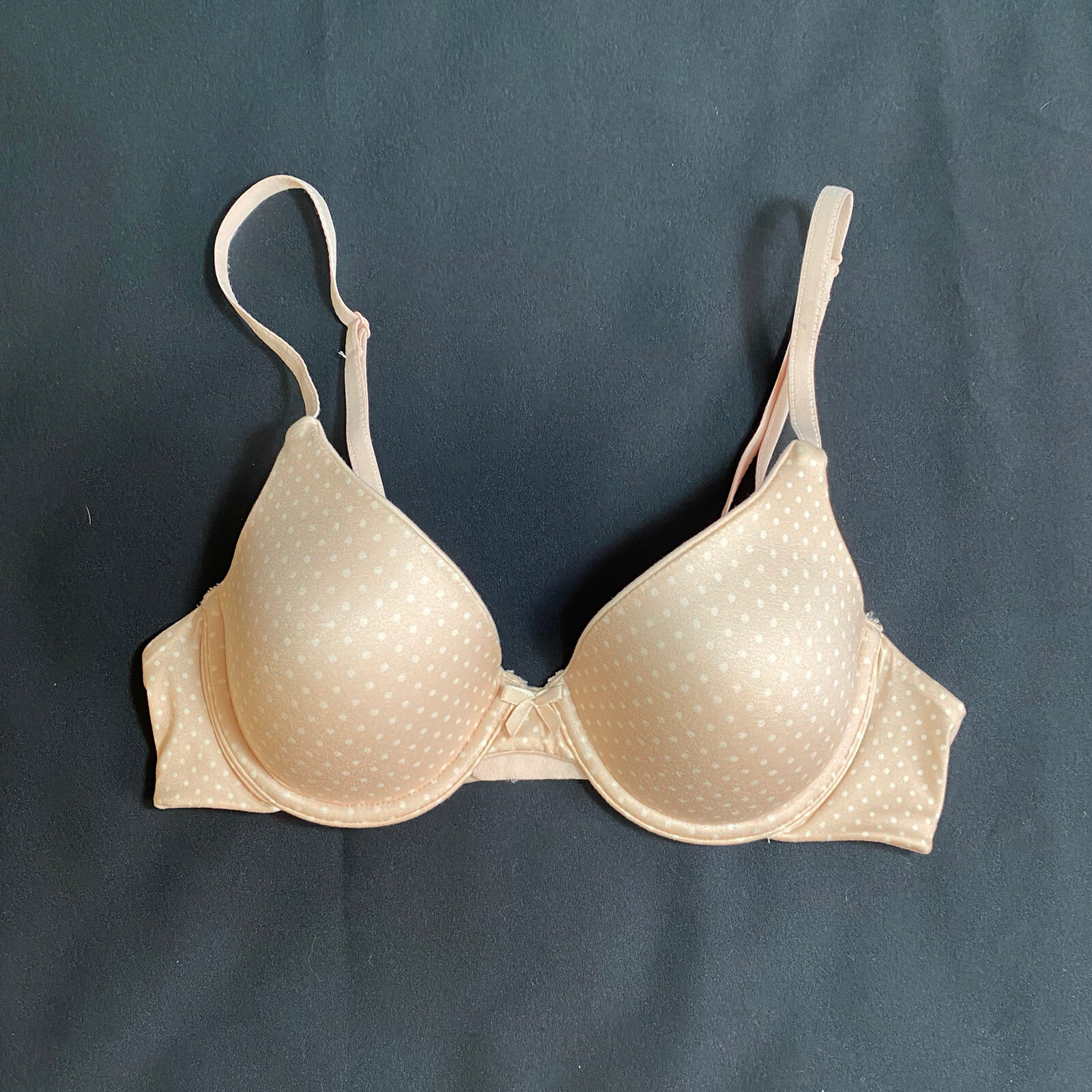 Tan Maidenform Bra Polka Dot 36B - Gem