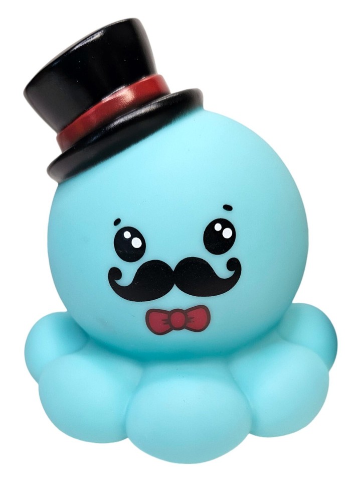 Big Rubber Octopus (5-6" Tall) Fun Bath Toy and Carnival Game Prize ...