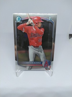 2025 1st Bowman Chrome Prospect Hayden Alvarez #BCP-12 Los Angeles ...