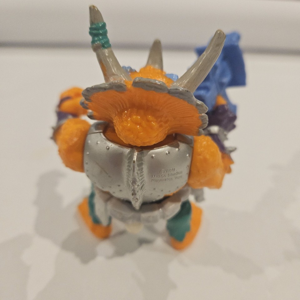 TMNT TRICERATON 1990 Teenage Mutant Ninja Turtle Good Condition! motu7 ...