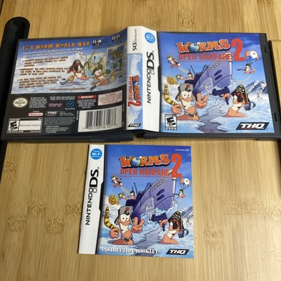 NO GAME Case & Manual Only Worms 2 Open Warefare Nintendo DS Authentic | eBay