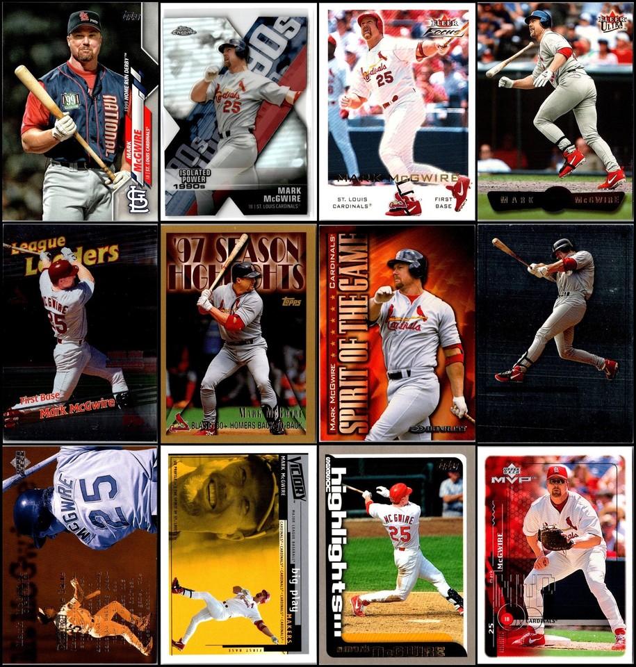 Mark McGwire St. Louis Cardinals (49) Card Lot - BRING HOME SOMETHING ...