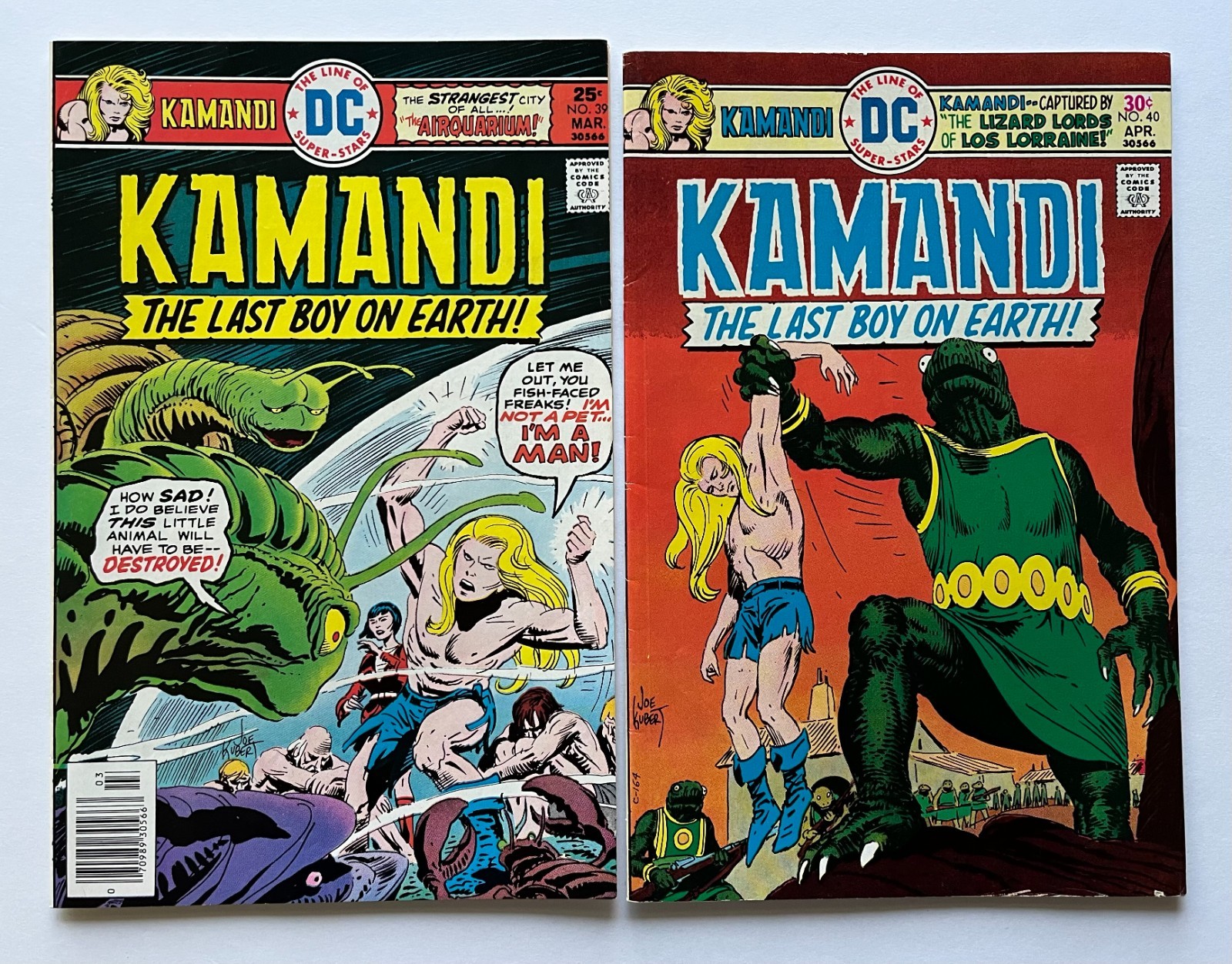 Kamandi The Last Boy on Earth (DC) Vol 1 Issue# 37-40 (Set) 1976 Fine ...