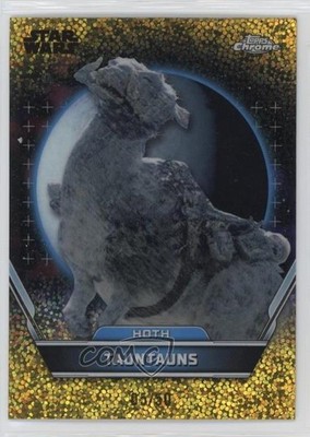 2024 Chrome Star Wars Hyperspace Gold Galactic Dust Refractor 5/50 ...