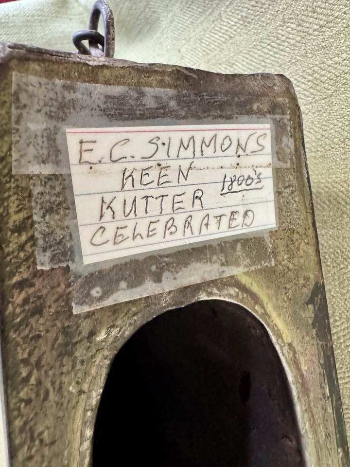 1880 Original Giant Axe Head Keen Kutter Trade Sign, Zinc, EC Simmons ...