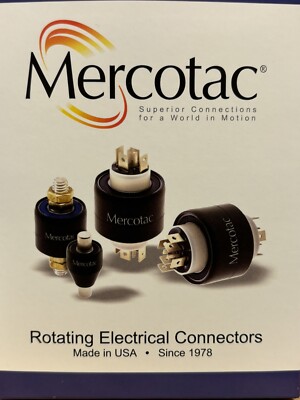 Made in USA MERCOTAC 630 Rotary Electric Connector, 2 Conductors, 30 ...