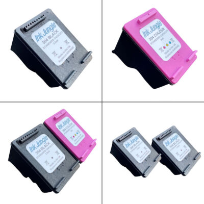 Refilled HP 304 Black / Colour Ink Cartridges For DeskJet 2632 Inkjet ...