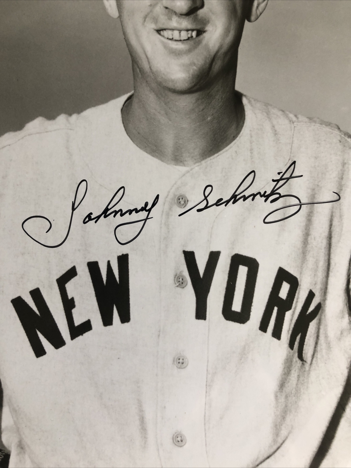 Johnny Schultz autographed signed 8x10 photo NY Yankees COA | eBay