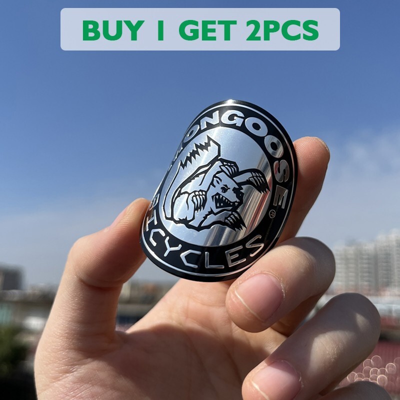 New Mongoose Metal Head Badge Bike Decals BMX Frame Tube Frame Stickers ...