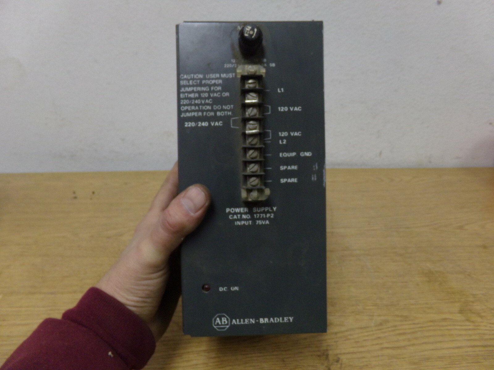 Allen Bradley 1771-P2 Bulletin Power Supply 1771 Series A *FREE ...