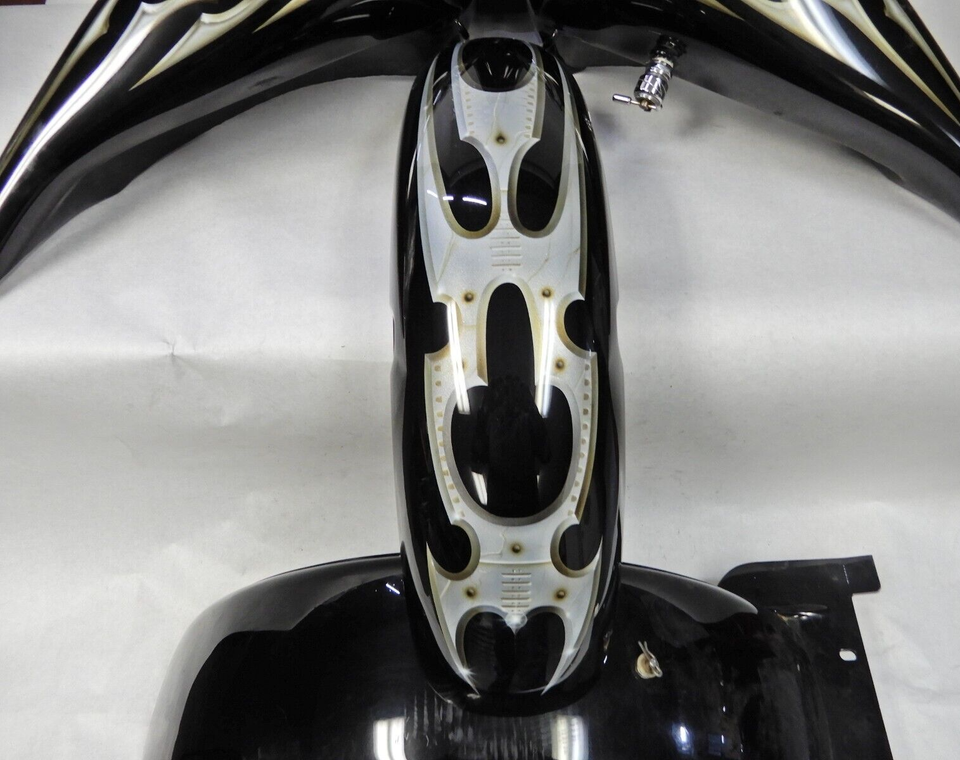 Custom BIOMECH SKULLS Paint Set TANK/FENDERS Harley SOFTAIL EVO/CUSTOM CHOPPER | eBay