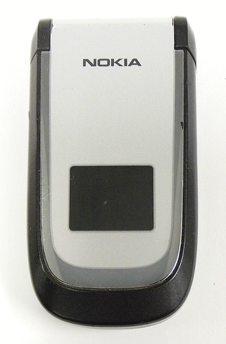 Nokia 2660 - Silver and Black ( Cincinnati Bell ) Rare Cellular Flip ...