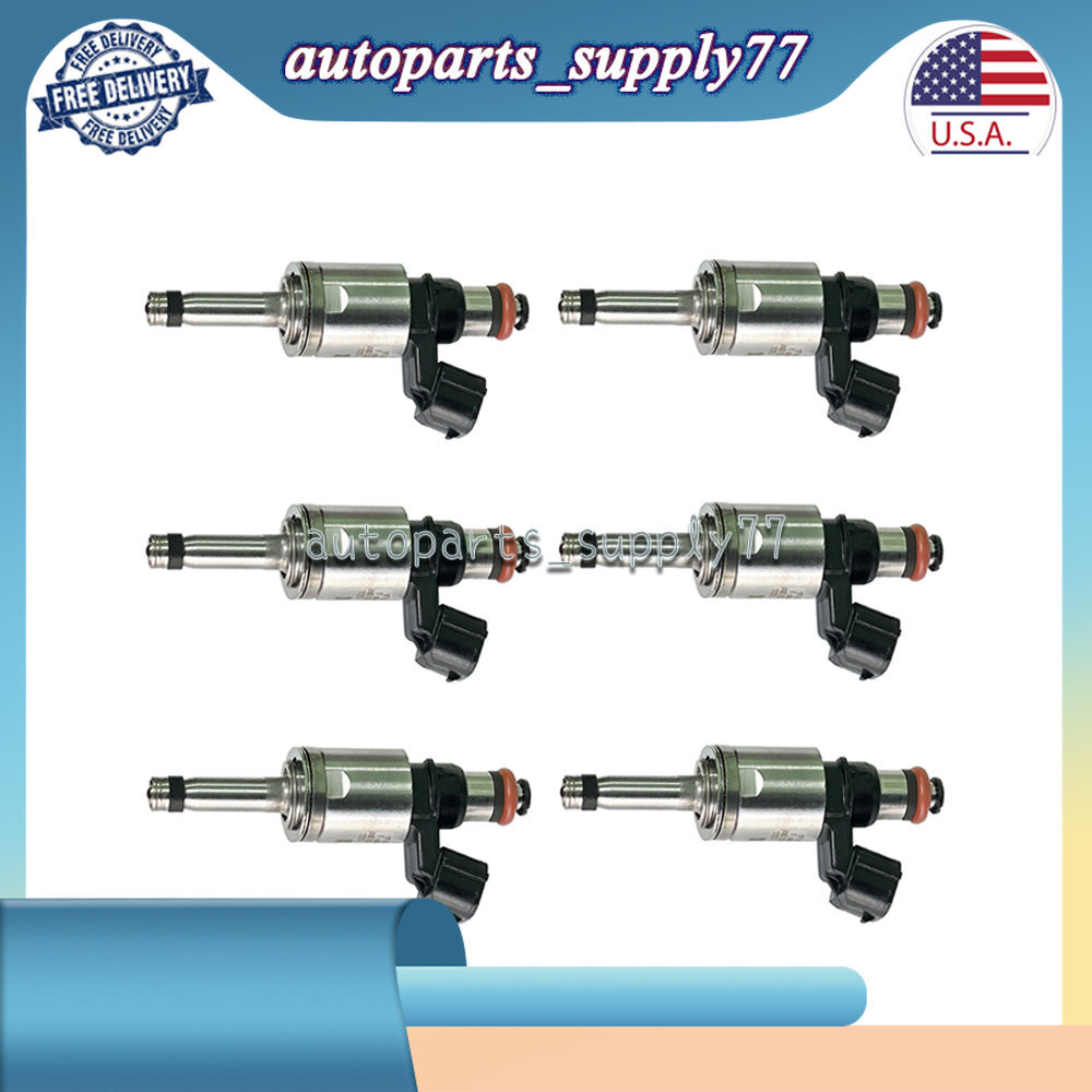 6PCS GDI Fuel Injectors For Ford Lincoln 2.7L 3.0L GAS FT4E-AA ...