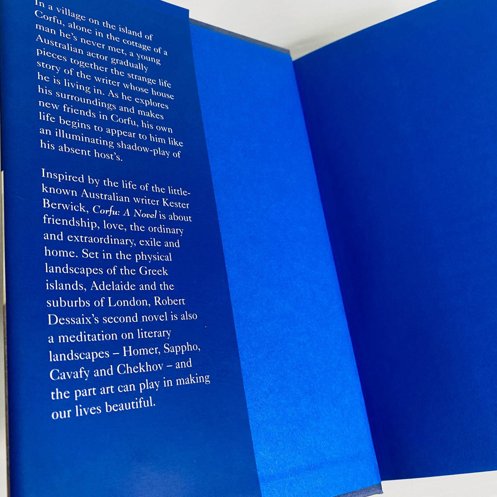 Corfu by Robert Dessaix Hardback Novel 2001 Australian Literary Fiction ...