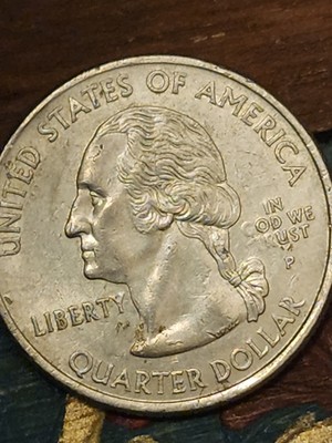 2, 2005-P Kansas State Quarter "IN GOD WE RUST" Strike Through Grease ...