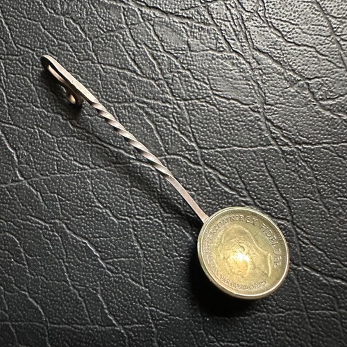 VINTAGE 1949 AUSTRALIAN THREEPENCE COIN HAND MADE SILVER SALT SPOON | eBay