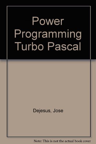 Borland Pascal With Objects 7.0 By Jose Dejesus, Abad Godoy ...