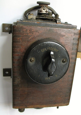 SPLITDORF 1-CYLINDER WOODEN COIL BOX 1901-08 RAMBLER KNOX CADILLAC CDO ...