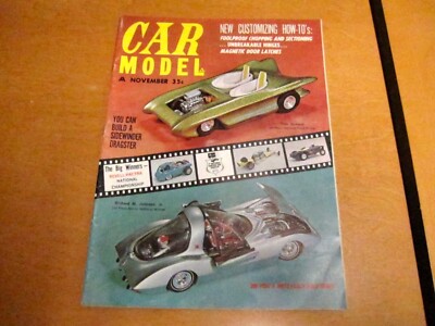 VINTAGE CAR MODEL MAGAZINE NOVEMBER 1963 ~RARE LARGE SIZE ISSUE~ #2 | eBay