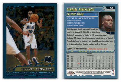2001-02 Topps Chrome #68 Darrell Armstrong - Orlando Magic | eBay