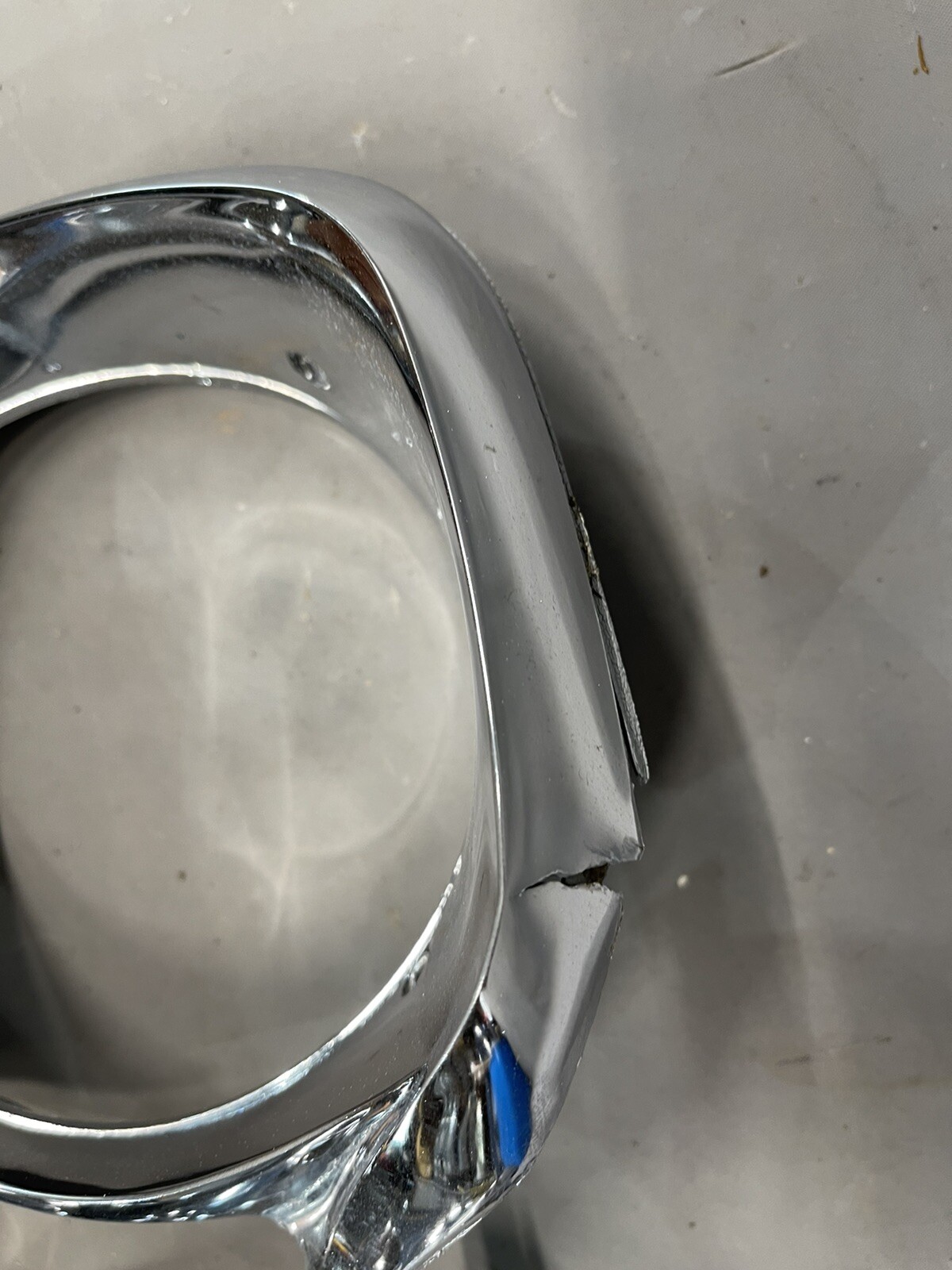1967 Ford Galaxie 500 Headlight Bezel Eyebrow Trim Moldings Headlamp ...