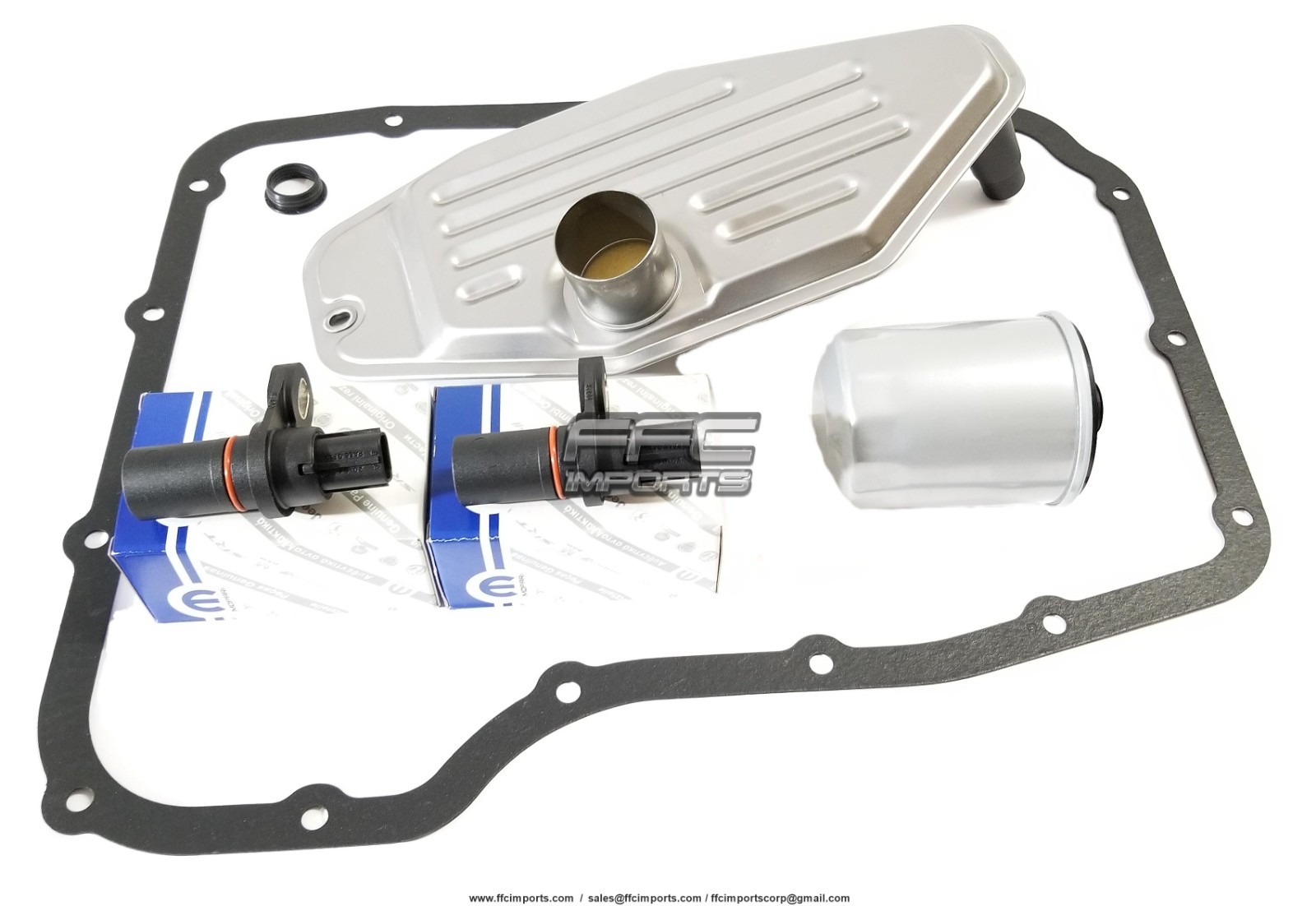 45RFE 545RFE 68RFE MOPAR Speed Sensors SET WITH 4WD Filter KIT Pan ...