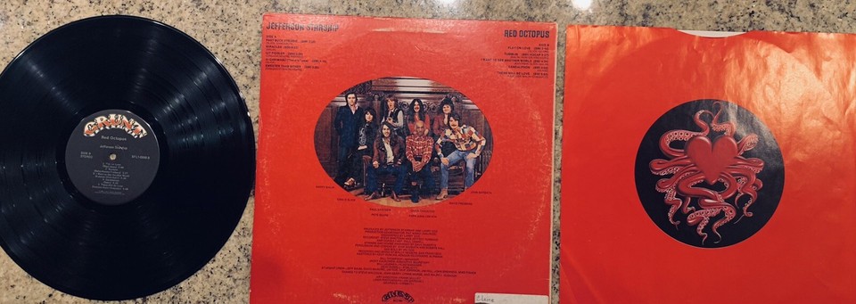 Original 1975 Jefferson Starship Red Octopus Album, LP, Vinyl, Record ...