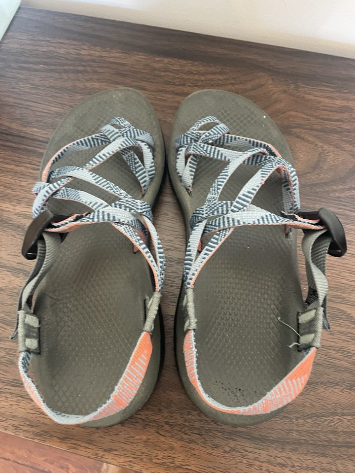 Chacos Women's Size 9 Orange And Blue Sandals | eBay