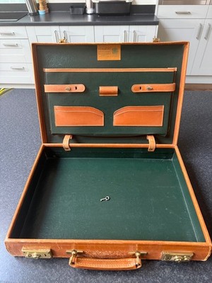 Vintage Papworth Leather Briefcase | eBay UK