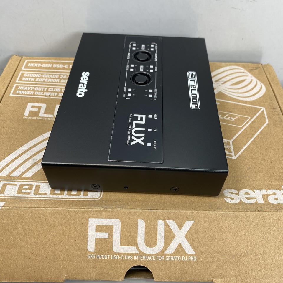 Reloop Flux 6x6 3-Channel USB-C DVS Interface for Serato DJ Pro - Black | eBay