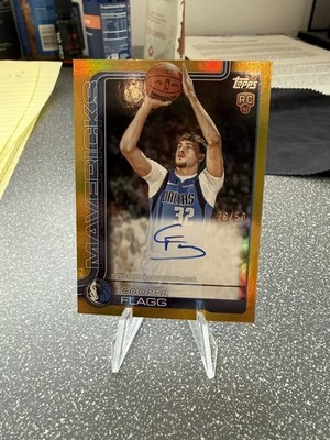 2025-26 Topps-Flagship Real 1 Rookie Auto Cooper Flagg #TFRR-CF Gold ...